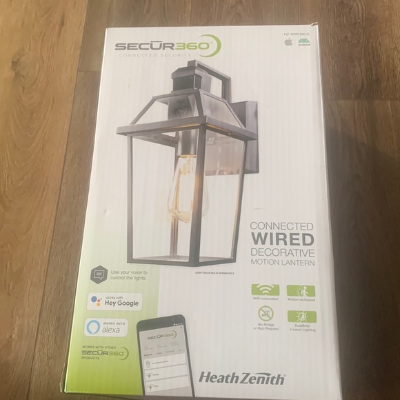 HeathZenith | Other | Heathzenith Secur36 Connected Wired Motion Lantern Model 9000 | Poshmark